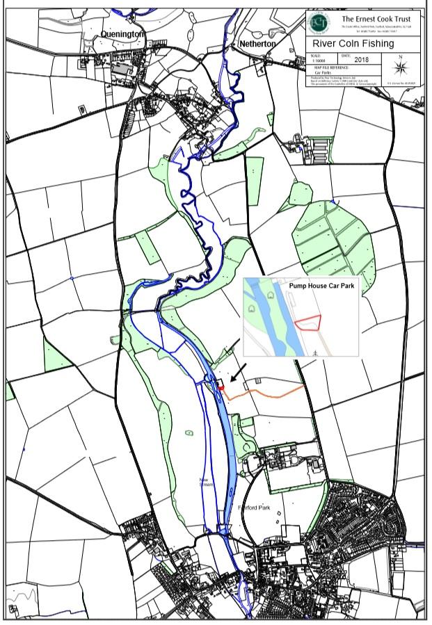 River Coln, Fairford Park Estate, Ernest Cook Trust